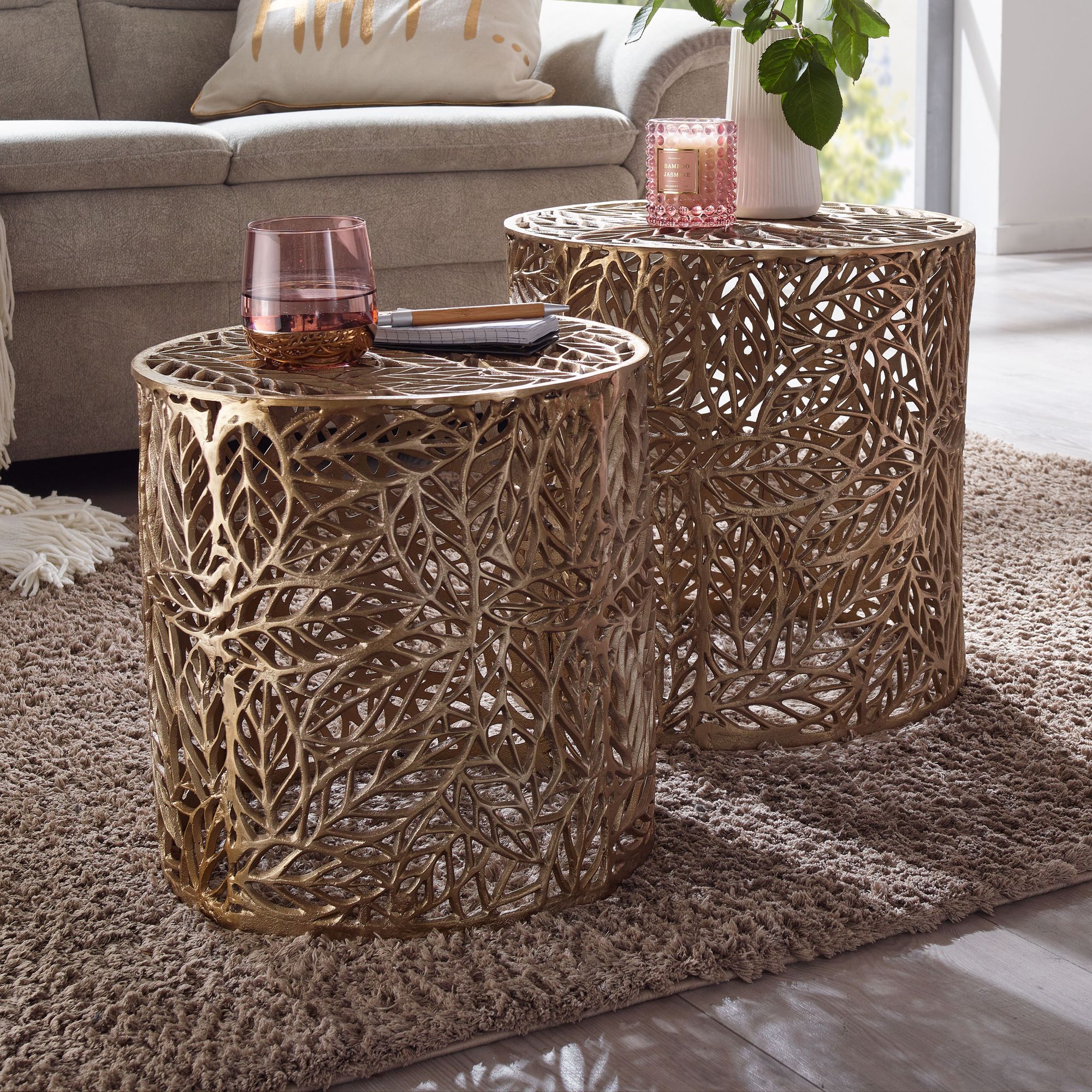 Beistelltische 2er-Set WARIN CHAMRAP | 523239-0