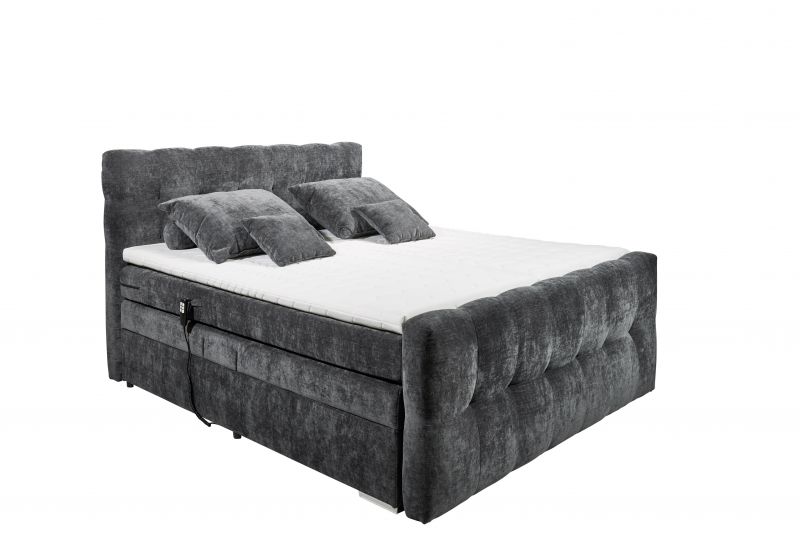 Boxspringbett BELLA MIX | 372/09 grau | 514411-0