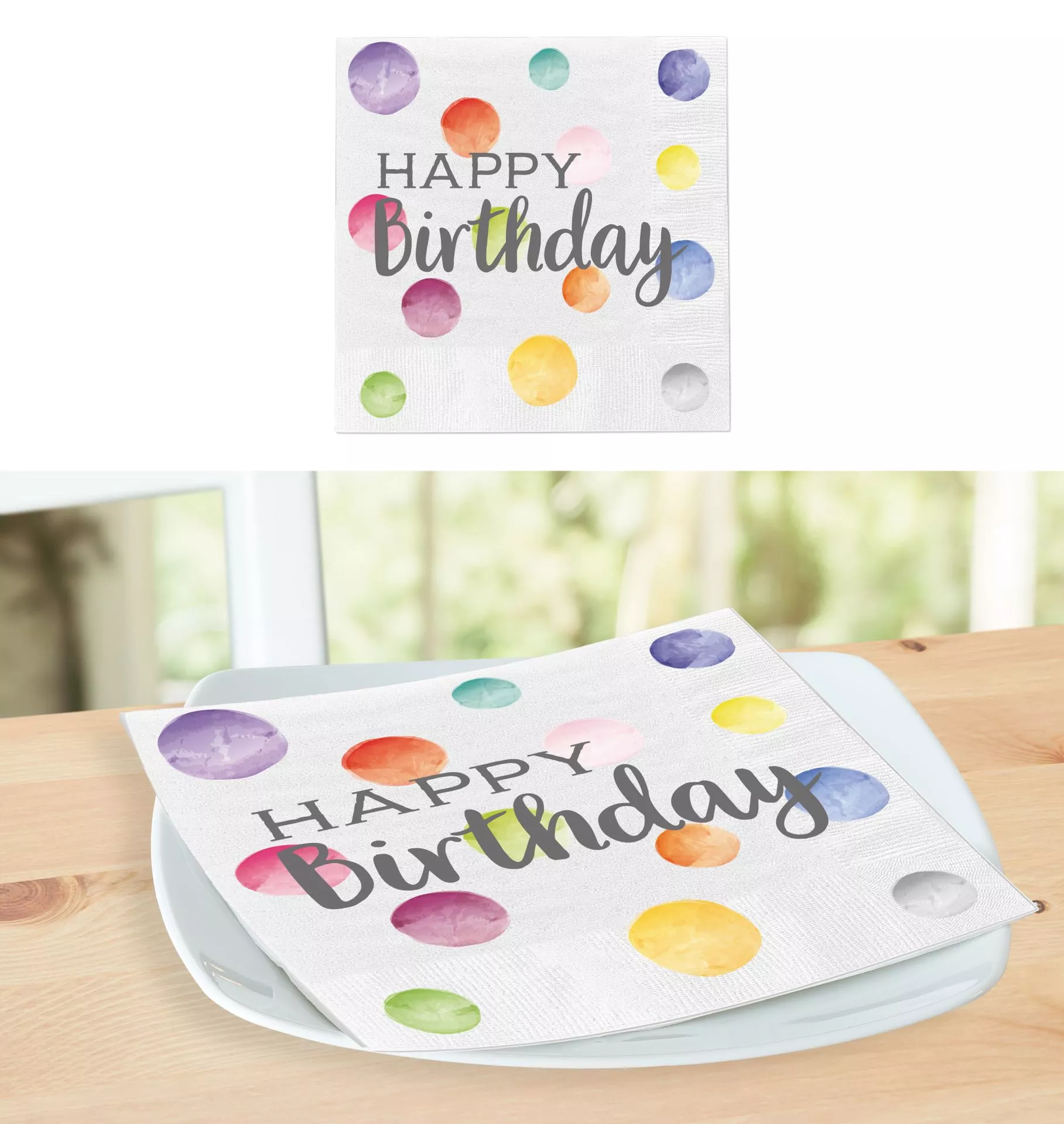 Servietten Happy Birthday KITCHEN | 523795-0