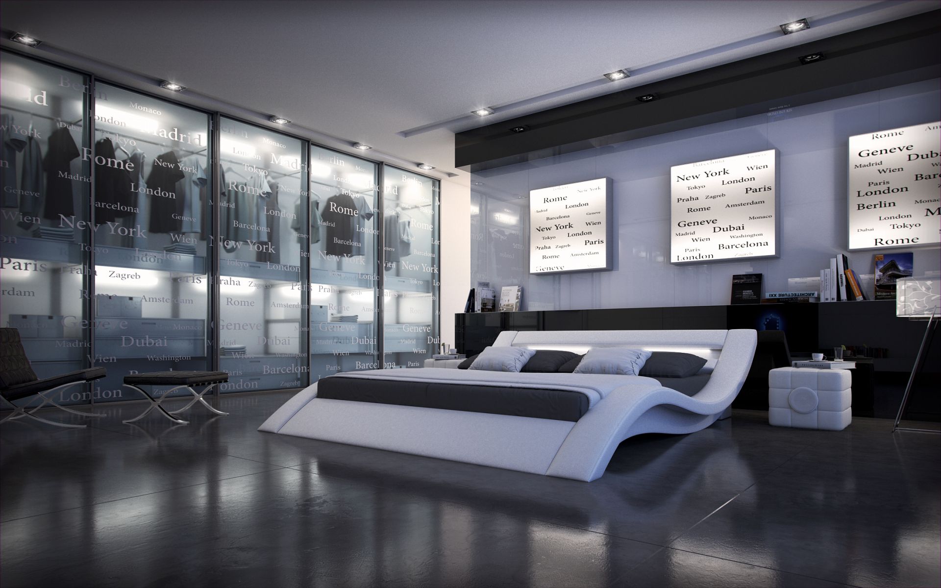 Polsterbett CIANJUR | weiss | 510886-1